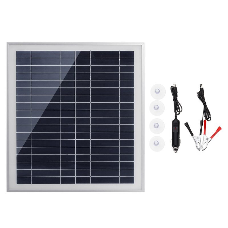 50W 12V Portable Solar Panel Double USB With metal... – Vicedeal