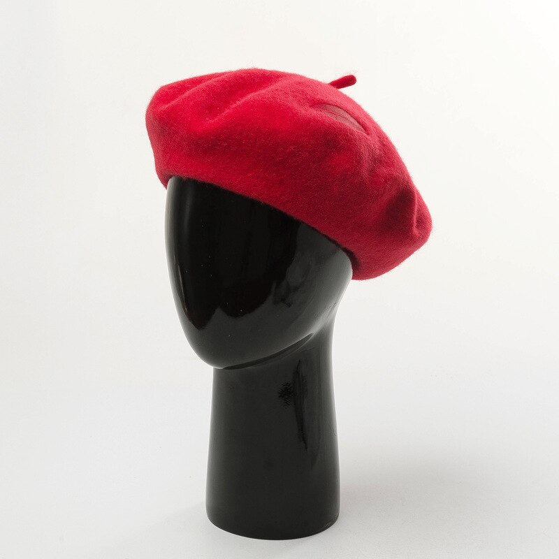 Autumn Winter Hats For Women Lady Wool Beret Embro... – Grandado
