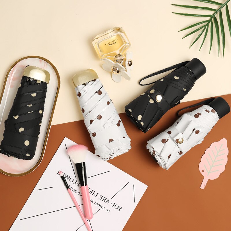 Vijf Opvouwbare Mini Paraplu Reizen Regen Paraplu,... – Grandado