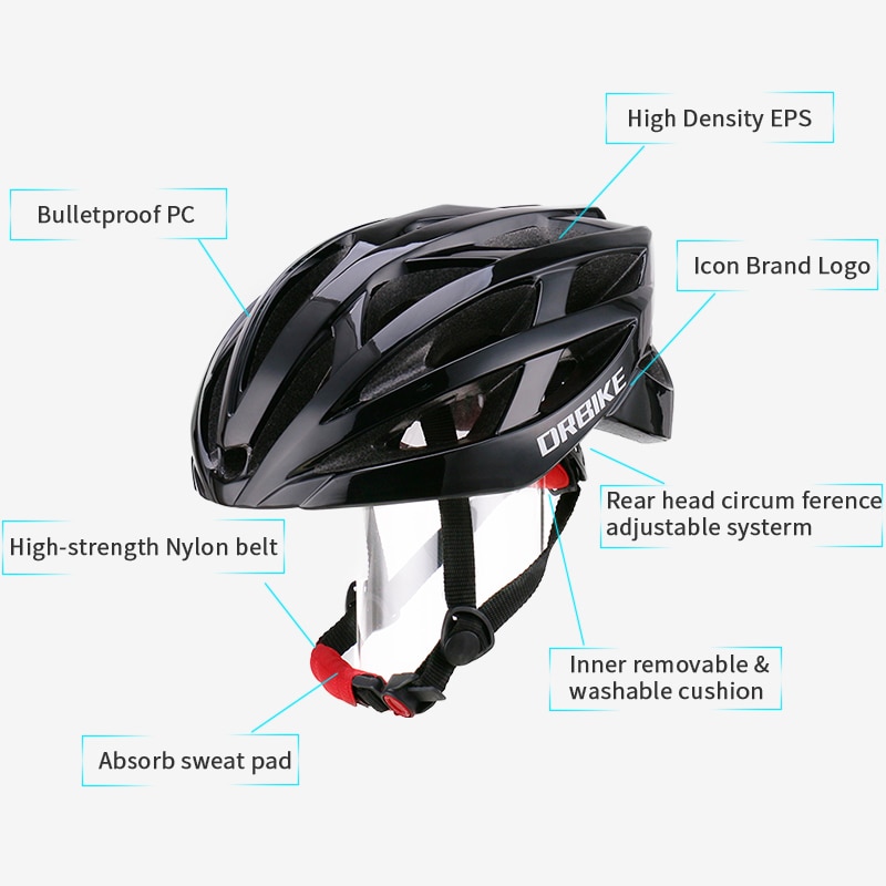 Bicycle Helmet Ultralight Bike Safety Hat Men Road... – Grandado