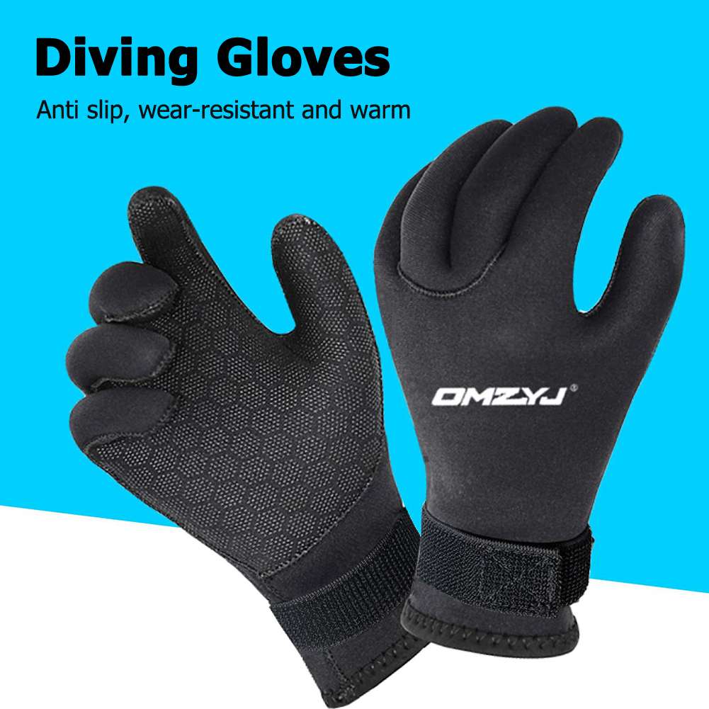 5mm Neoprene Swimming Scuba Diving Gloves Anti Sli... – Grandado