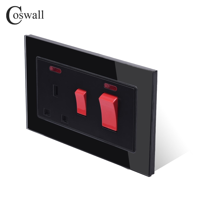 COSWALL 45A DP Wall Cooker Switch Electric + 13A B... – Grandado