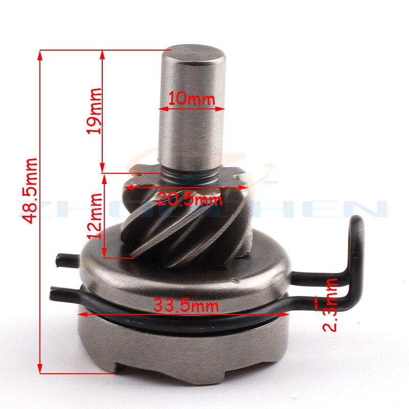 Kick start tomgångs växel 8 spline för gy6 50cc q... – Grandado