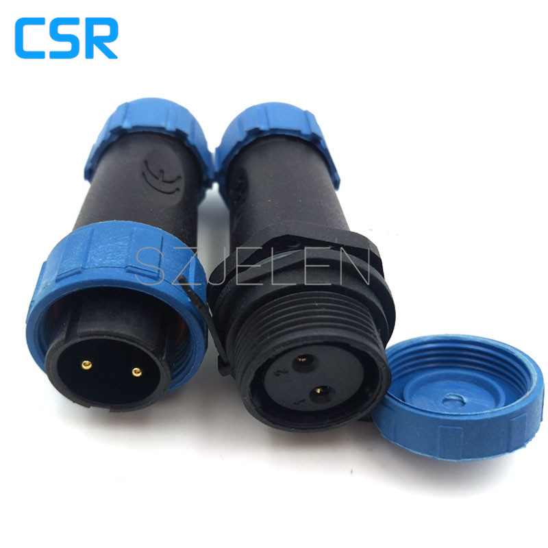 Conector impermeable SY1710 de 2 pines, IP68, cone... – Grandado