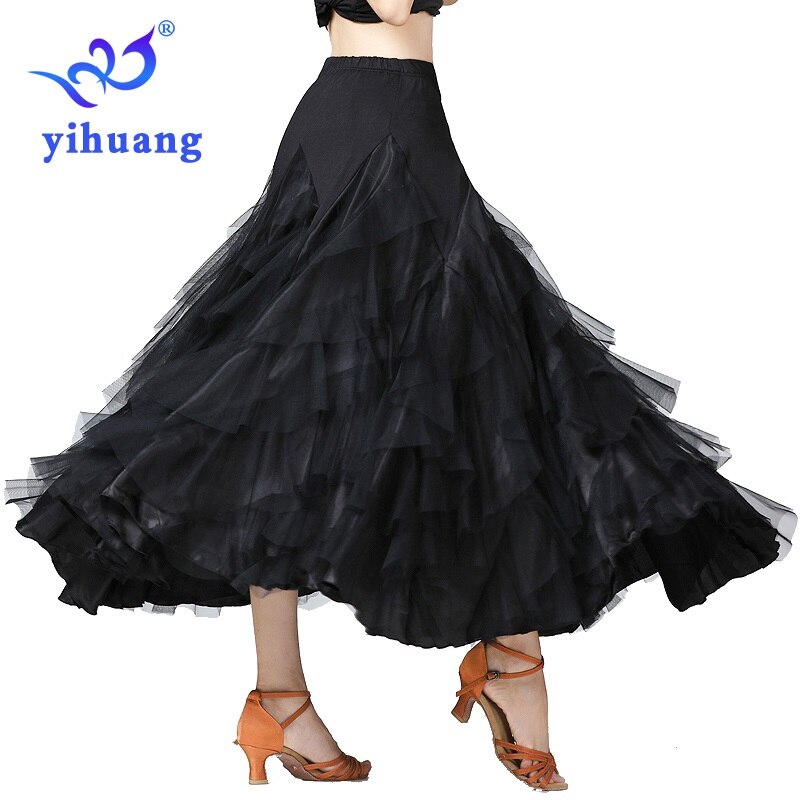 Dance Performance Skirt for Ballroom Dance Skirt T... – Vicedeal