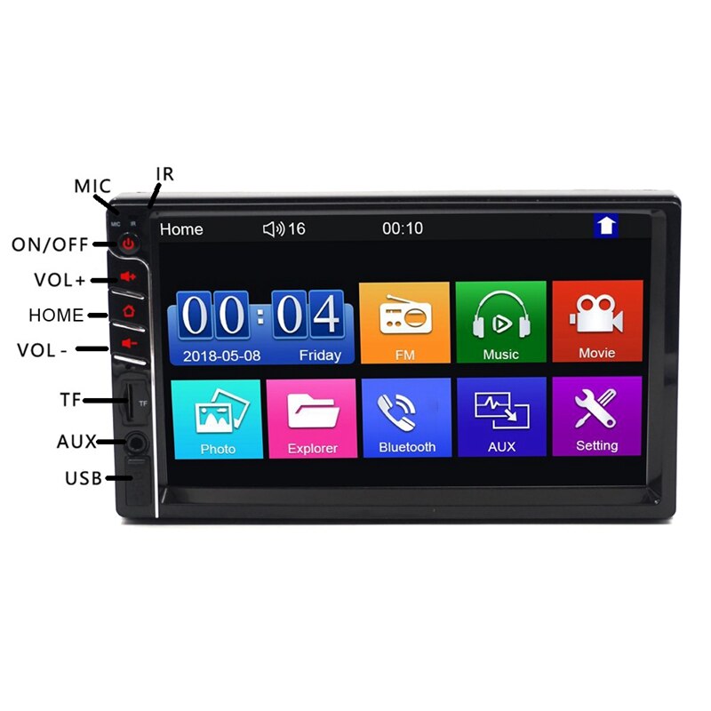 7 Inch LED Hd Press Screen Stereo 2 Din Car Multim... – Grandado
