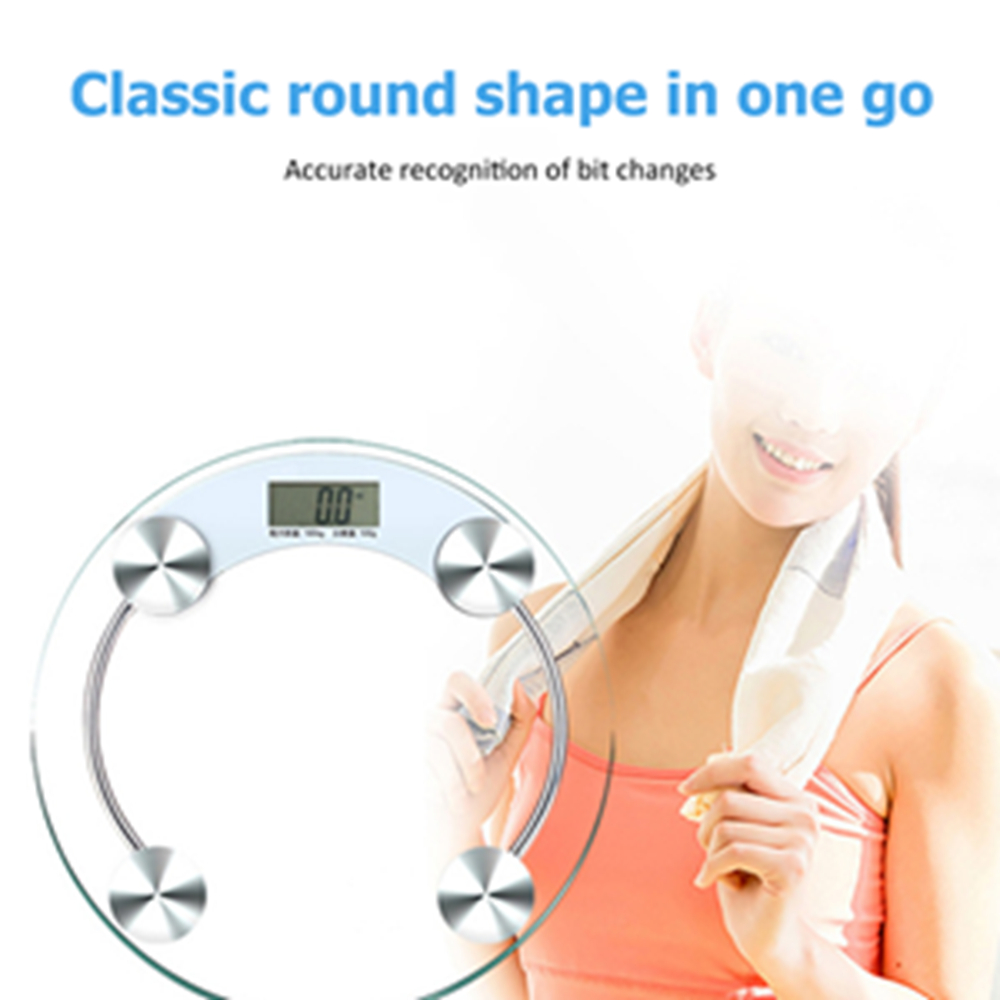 Round Human Digital Scale 180kg Healthy Weighing T... – Grandado