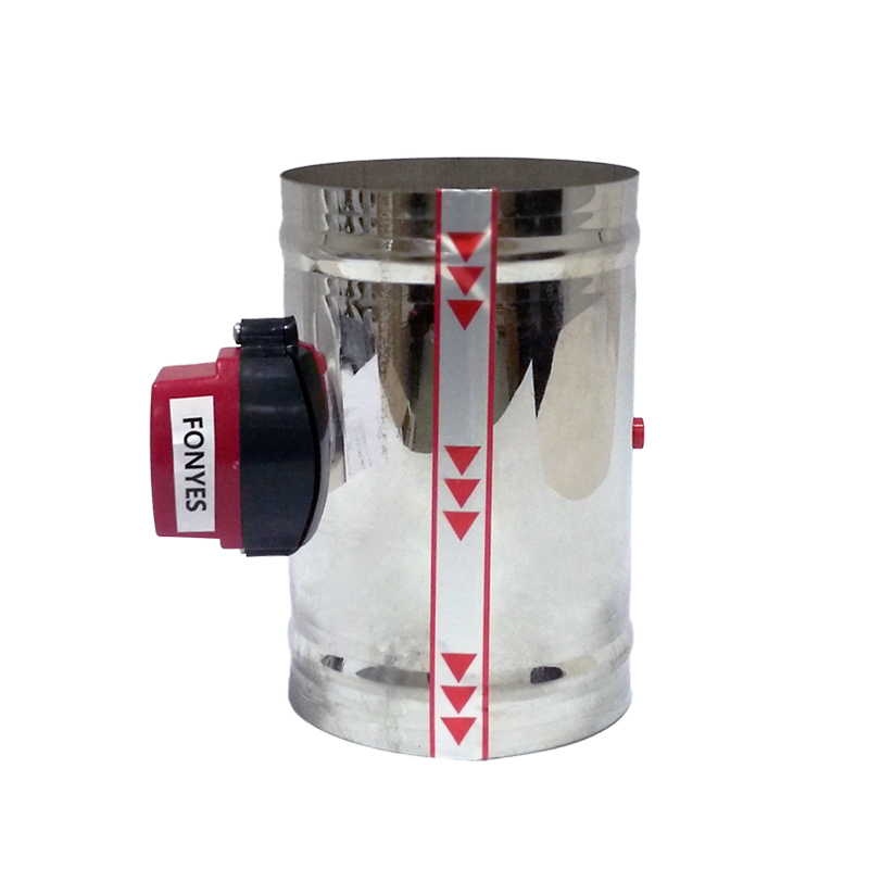 HVAC 150mm stainless steel electric check valve da... – Grandado