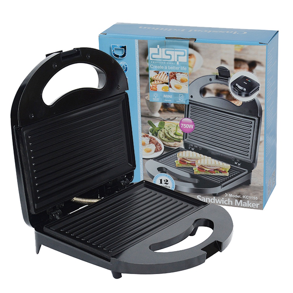 European-style Striped Home Sandwich Maker Toaster... – Grandado