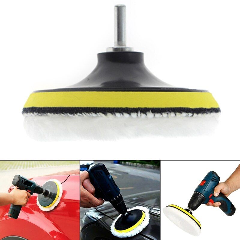Wool Waxing Pads 6 inch Polishing Buffer Kit with ... – Vicedeal