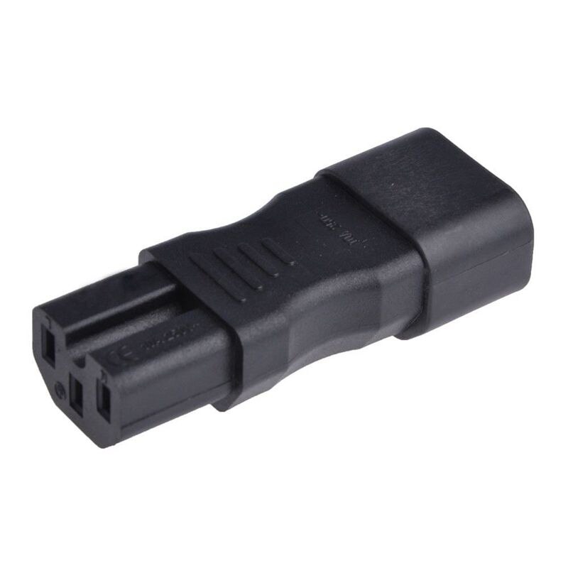 IEC 320 C14 Male to C15 Female Socket Power Adapte... – Grandado