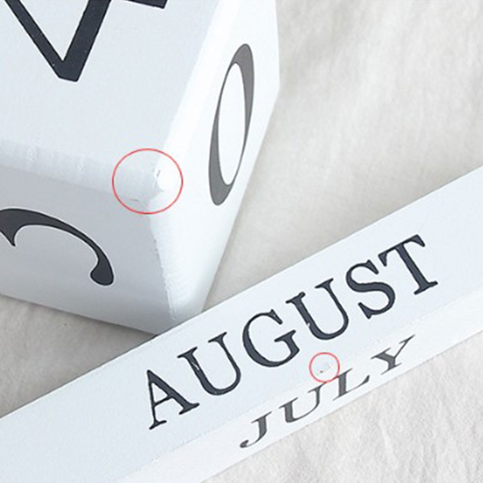 Vintage Wooden Calendar Desktop Date Display Home ... – Grandado