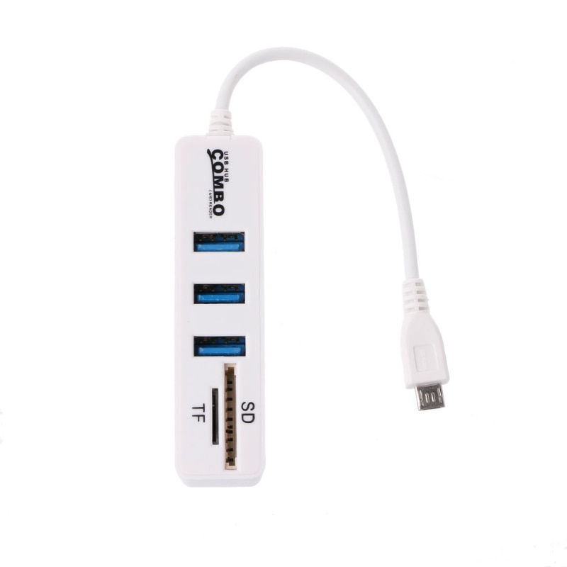 3 Port Usb 2.0 Hub Splitter Combo Micro Usb Connec... – Vicedeal