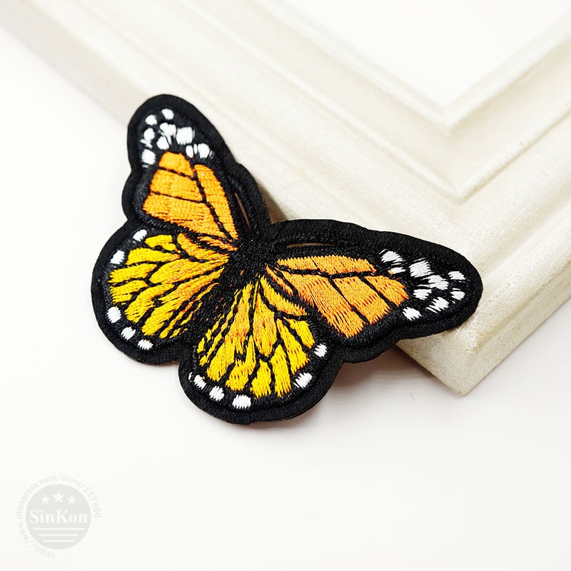 Yellow Butterfly (Size:5.0X8.0cm) DIY Embroidery P... – Grandado