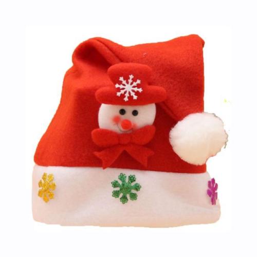 Xmas Santa Red Plush Christmas Hat Cap Adult Costu... – Vicedeal