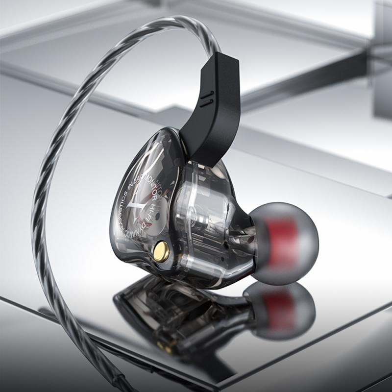 Transparent Headphones X2 In-ear HIFI Wired Bass E... – Grandado