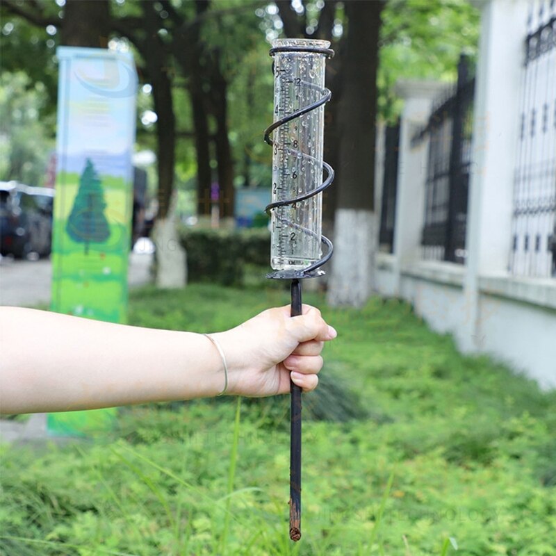 Rain Gauge Outdoor S piral Rain Gauge Decorative R... – Vicedeal