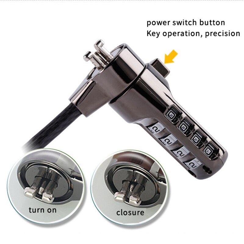 Laptop Lock Combination Lock Computer Lock Passwor... – Vicedeal
