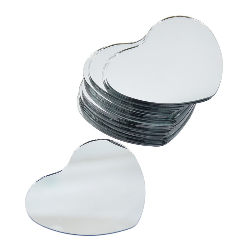 20PCS/lot Heart Shape Glass Mirror Mosaic Tiles Bu... – Vicedeal