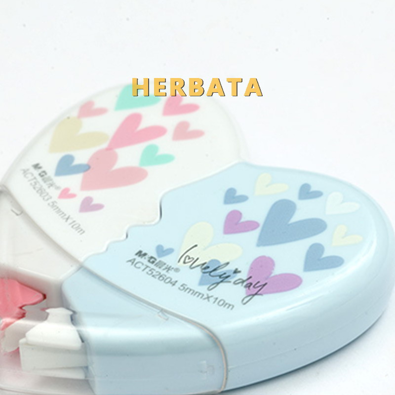 2 pcs/pair Love Heart correction tape material esc... – Grandado