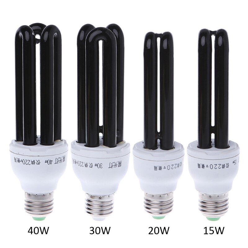 E27 15/20/30/40W UV Ultraviolet Fluorescent Blackl... – Vicedeal