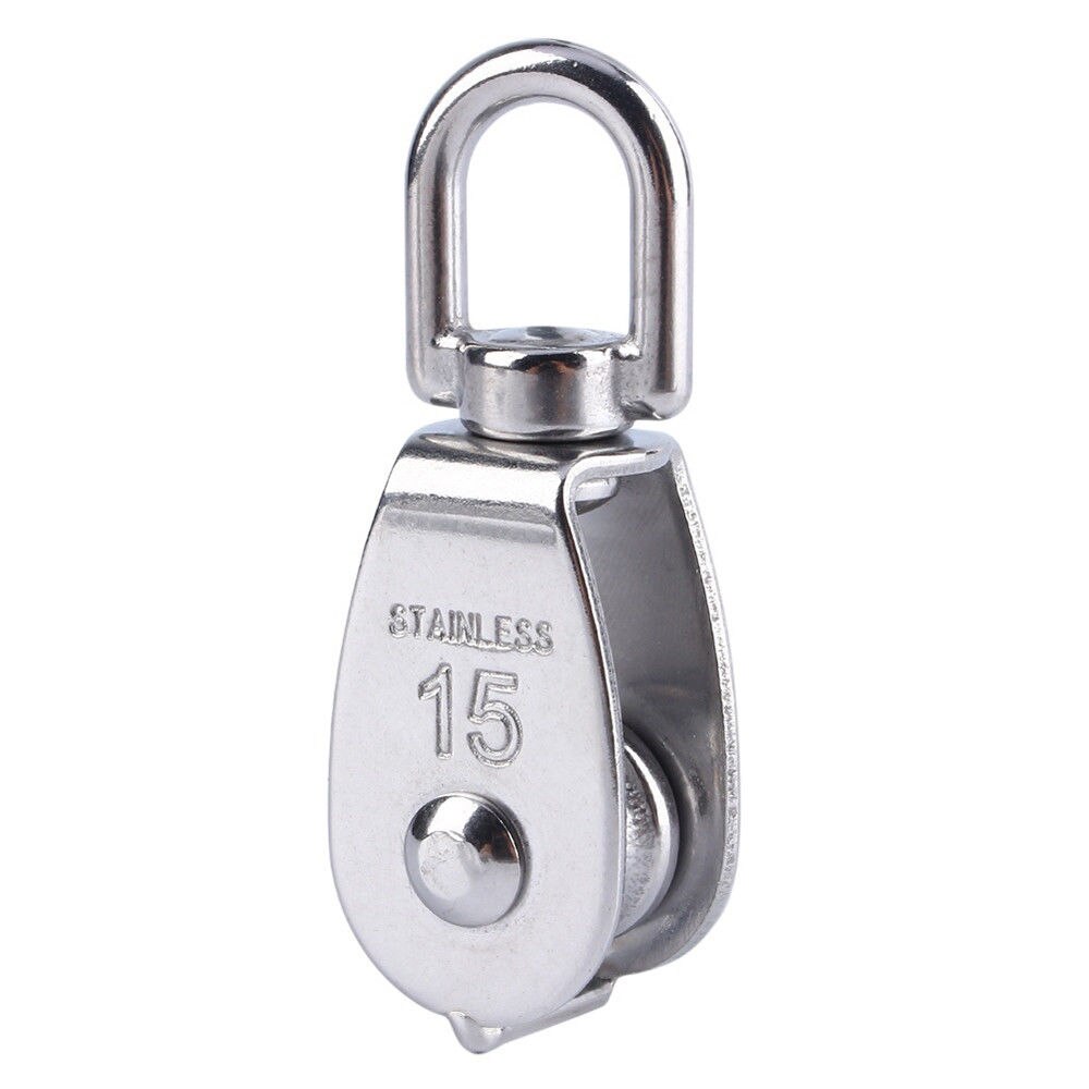 M15/M20/M25/M32 304 Rvs Single Wheel Swivel Katrol... – Vicedeal