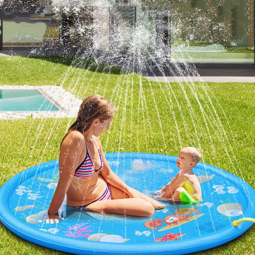 Sprinkler Splash Play Mat for Kids Children Outdoo... – Vicedeal