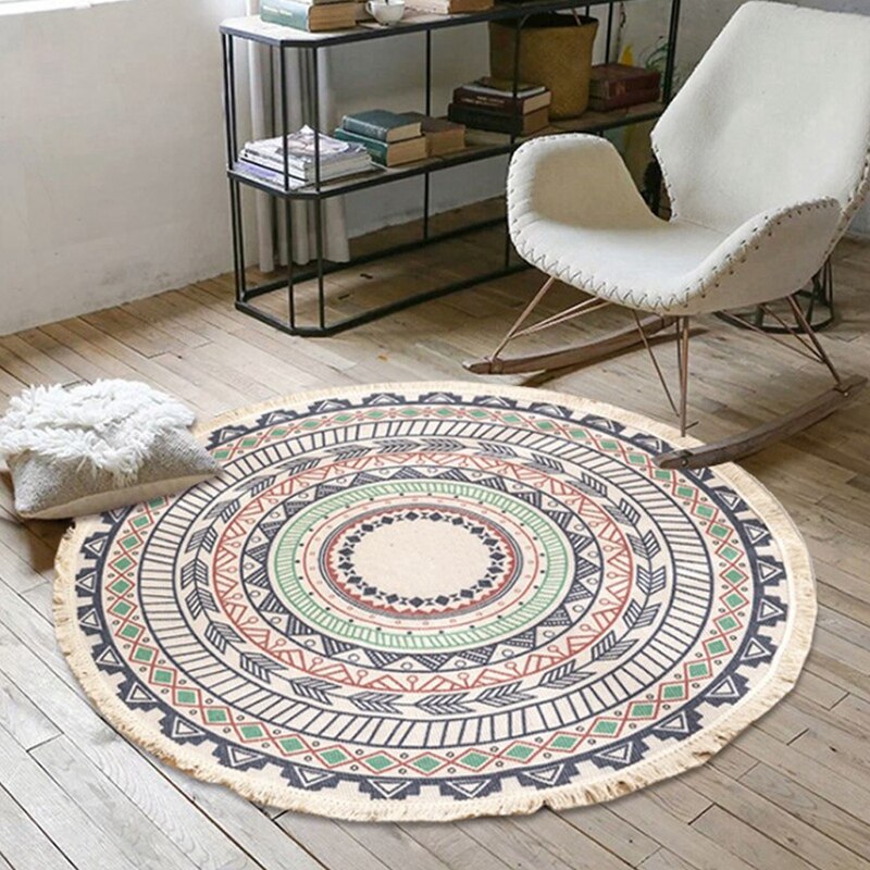 Bohemian Ronde Tapijt, Nordic Floor Tapijten Voor ... – Vicedeal
