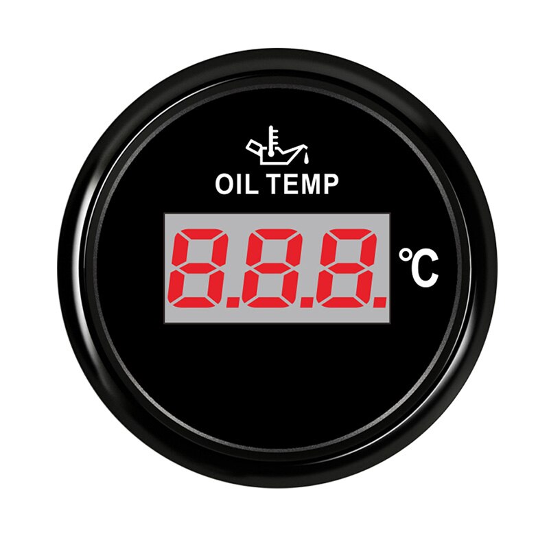 52 Mm Motorfiets Olie Temp Temperatuurmeter 12V 24... – Grandado