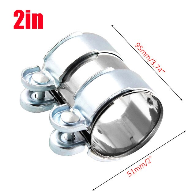 Sleeve Clamp Connector 65mm V Band Clamp Exhaust T... – Grandado