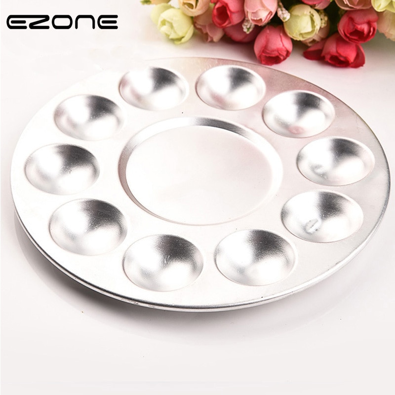 EZONE 10-Hole Aluminum Circular Palette Art Paint ... – Vicedeal
