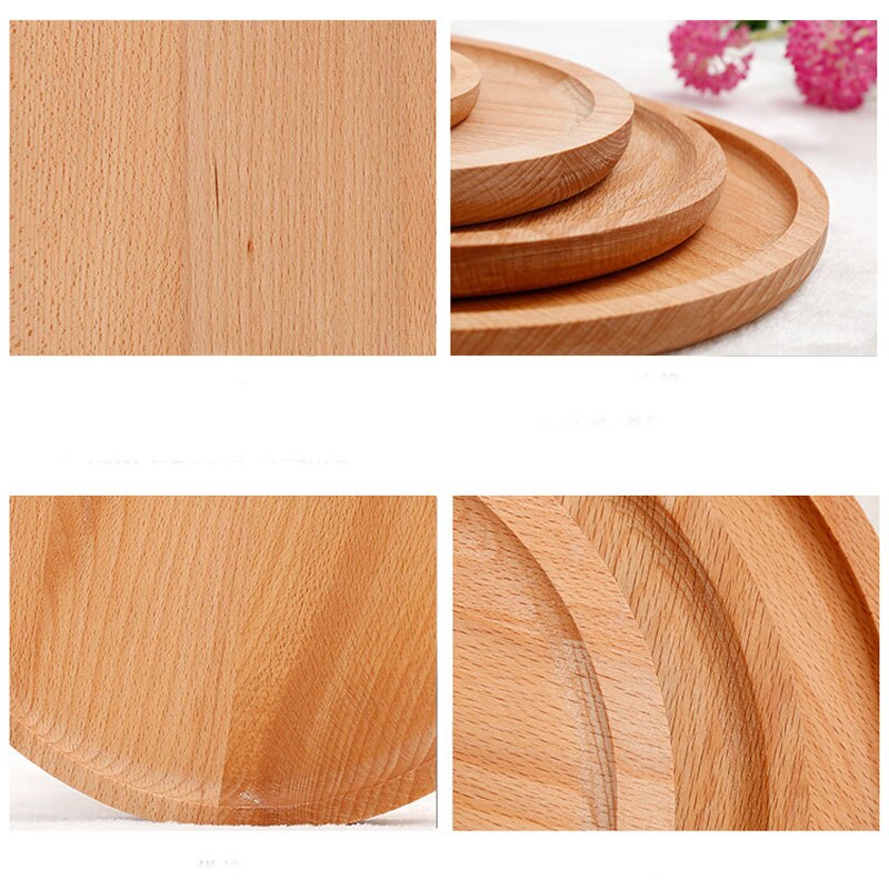 1 Pcs Japanse Hout Ronde Plaat Natuurlijke Houten ... – Grandado