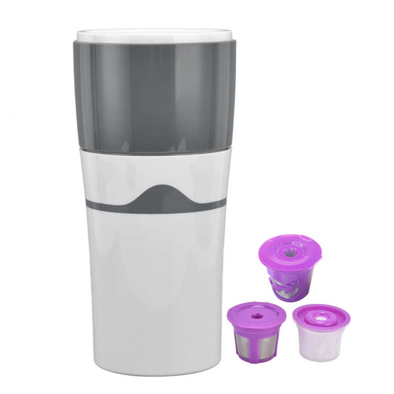 K Cup Capsules 450ml Portable Drip Coffee Maker Tr... – Grandado