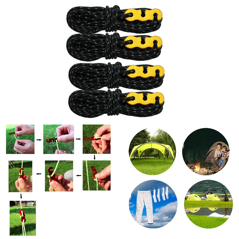 3mm Reflective Tent Guide Rope Lightweight Guy Lin... – Vicedeal