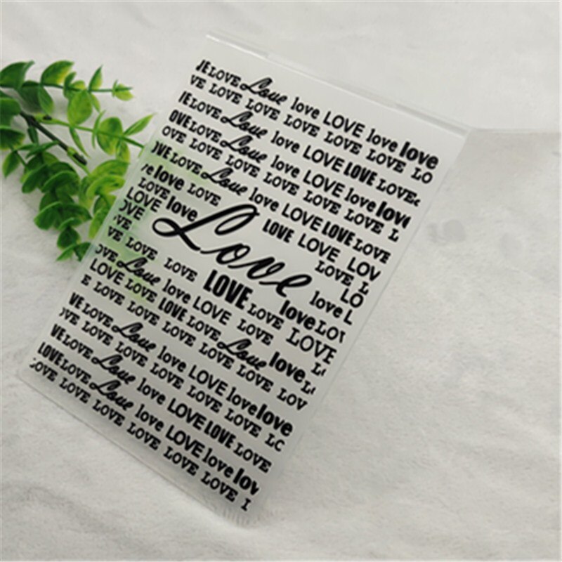LOVE Letters Embossing Folders For Bump Embossing ... – Vicedeal