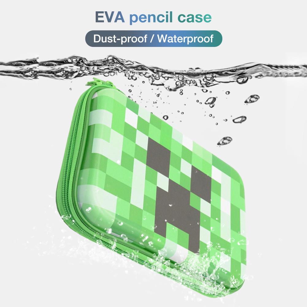 PU Square Pencil Case Multi-function Student Stati... – Grandado