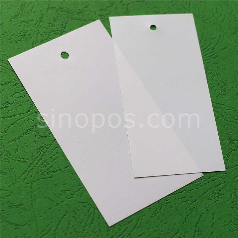 12 cm Zware Wit PVC Ticket, plastic outdoor label ... – Grandado