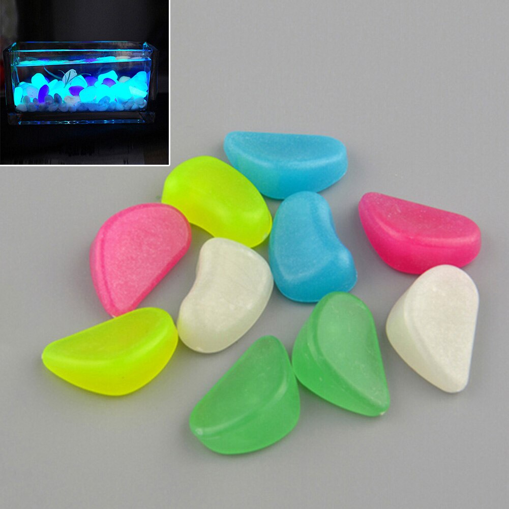 10pcs Artificial Night Light Pebbles Luminous Pebb... – Grandado