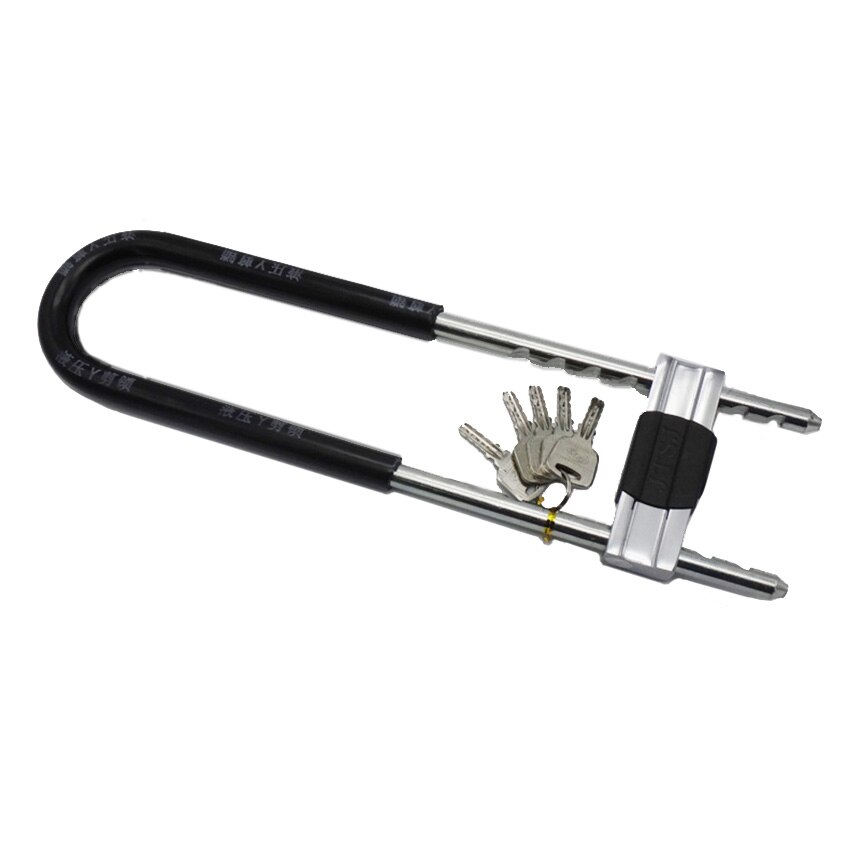 GALO Glass door lock for Double door steel U lock – Grandado