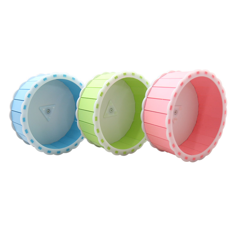 1 Pcs Pet Hamster Running Wheel Toy Roller Round S... – Grandado