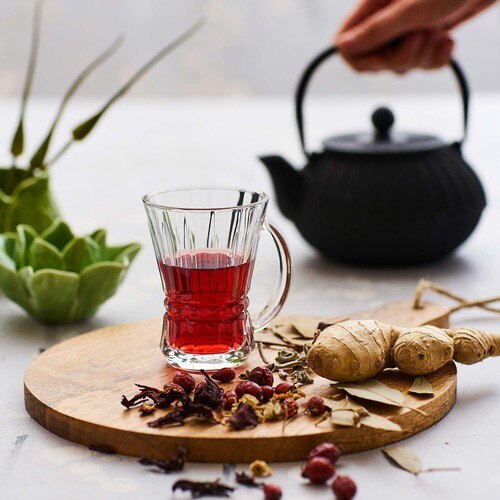 6'Lı Venus Handle Turkish Tea Cup – Grandado