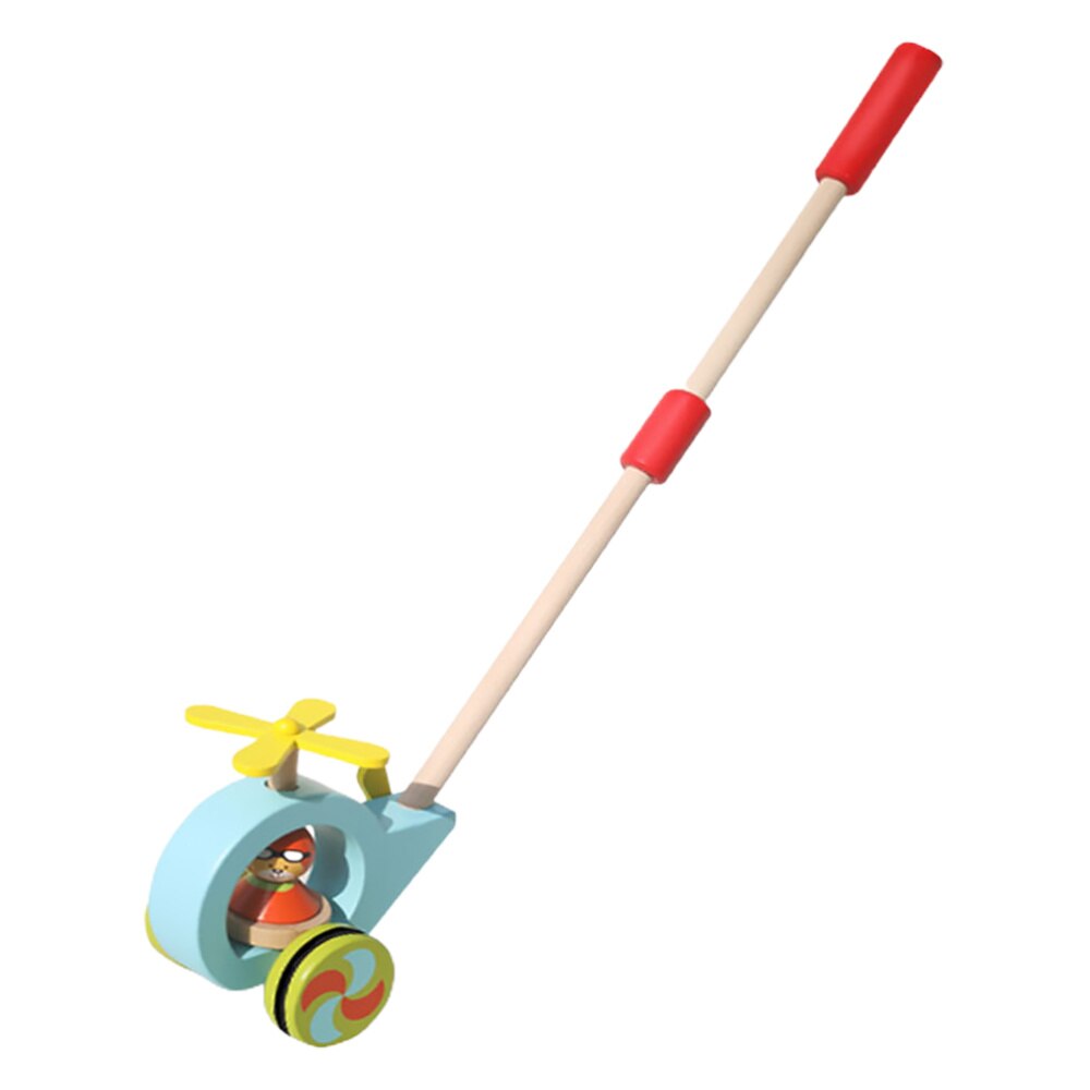 1Pc Educational Plaything Wooden Cart Toy Helicopt... – Vicedeal