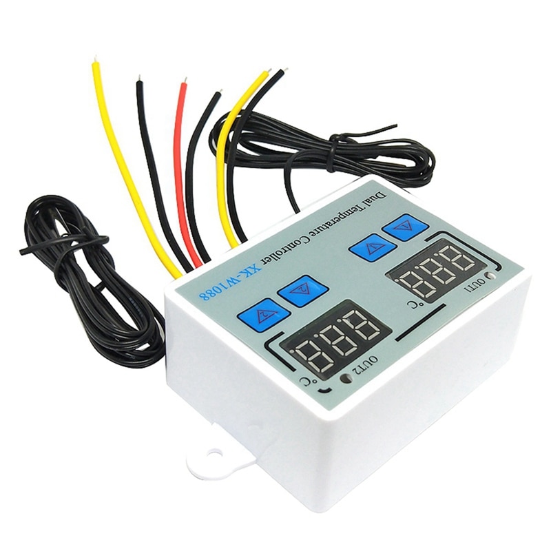 2x Dual Digital Thermostat Temperature Controller ... – Grandado