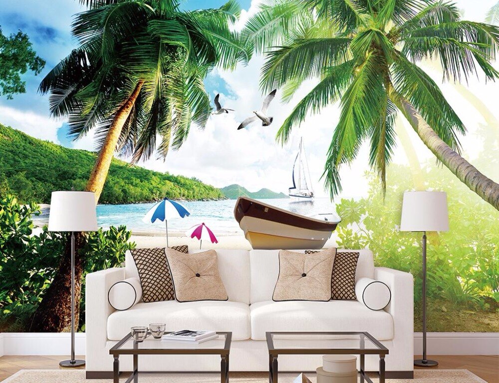 Cjsir Custom Wallpaper Hd Mediterrane 3D Zeegezich... – Grandado