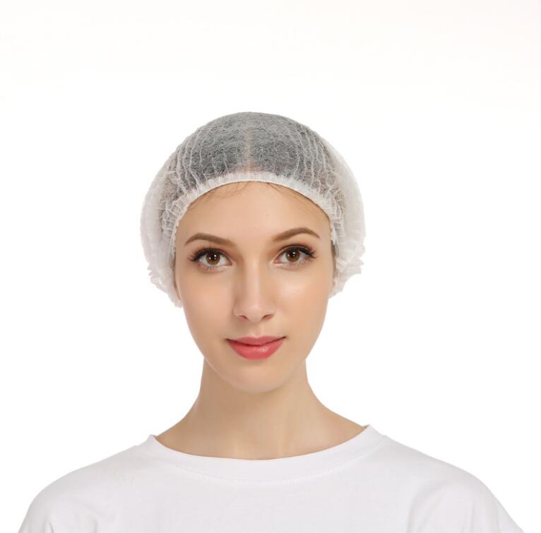 100pcs Disposable Nurse Bouffant Caps Hairnets Whi... – Vicedeal