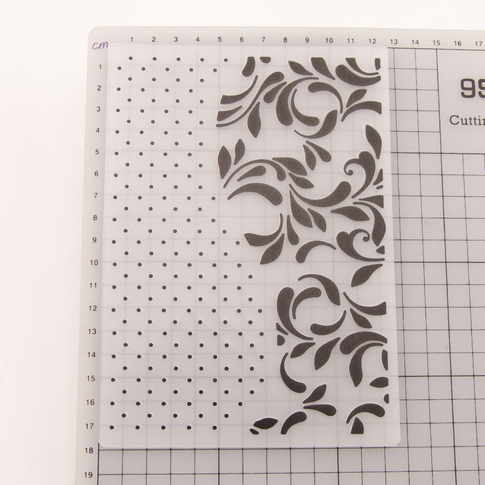 Dot Lace Plastic Template Craft Card Making Paper ... – Grandado