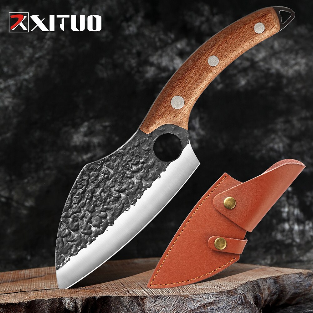 XITUO Handmade Stainless Steel Kitchen Knife Outdo... – Grandado