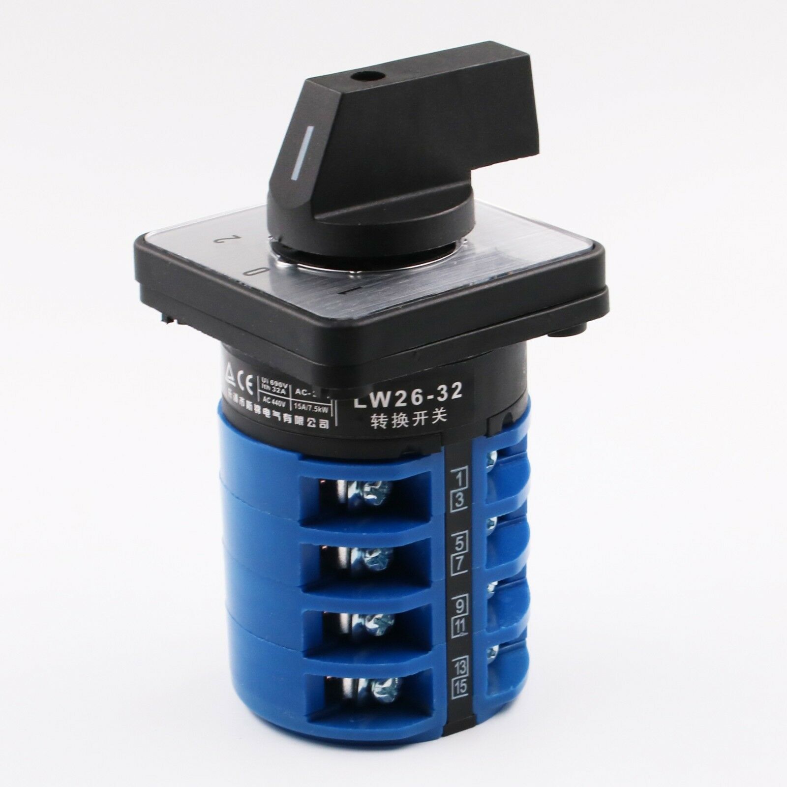 ROTARY CAM SWITCH 3 POSITION CHANGE OVER25 4POLE P... – Grandado