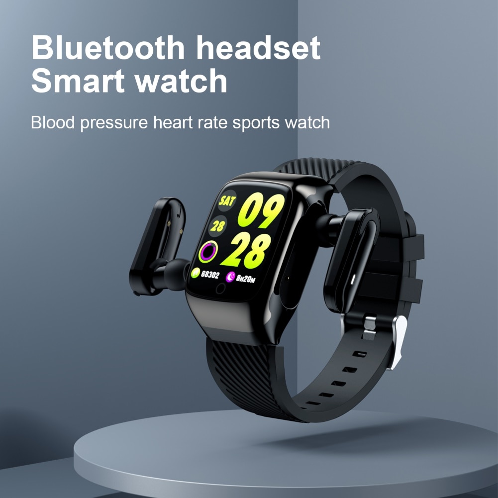 S300 2 in 1 Bluetooth Earphones Smart Watch Music ... – Grandado