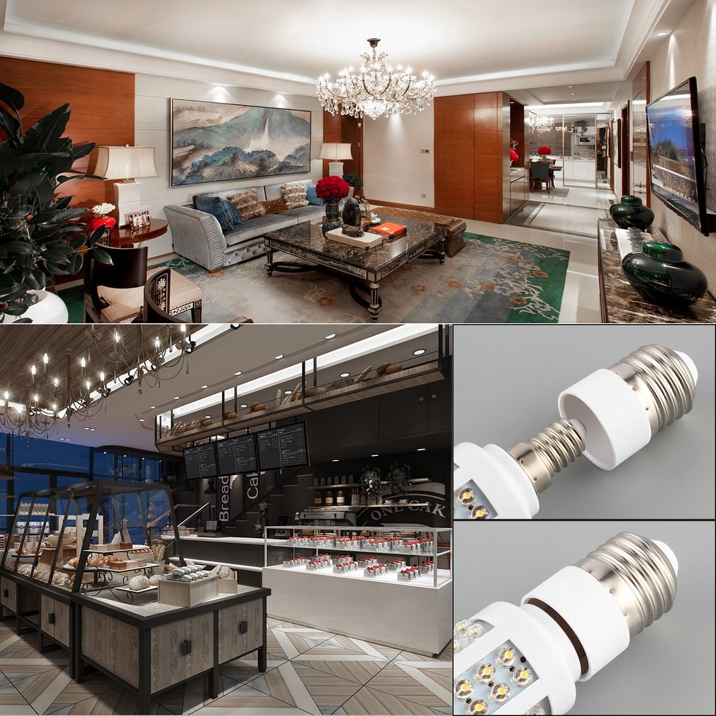 E27 Om E14 Socket Light Bulb Lamp Holder Adapter P... – Vicedeal